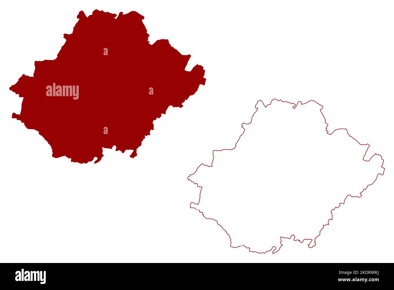 County Map Of Maidstone Kent England Sessions House The Wine Weekend