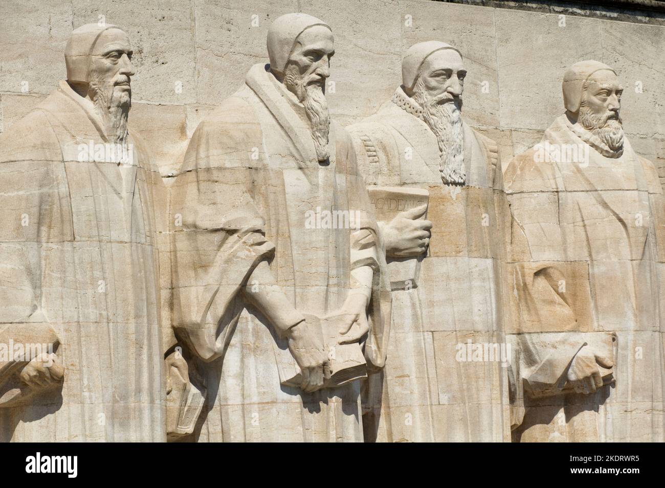 Reformation Wall (1909): William Farel, John Calvin, Theodore Beza, and ...