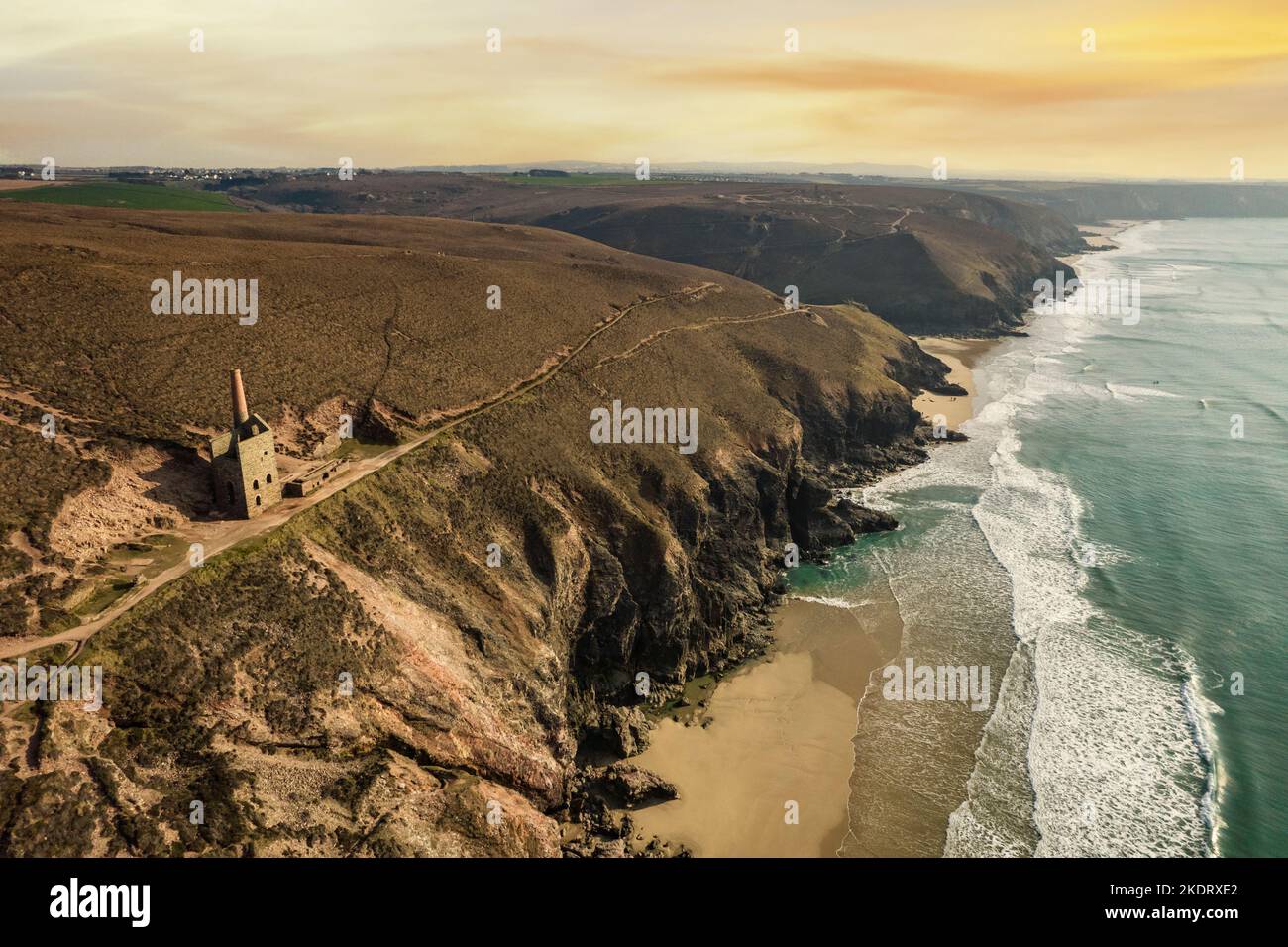 The ruins of the Wheal Coates, Cornwall, England, UK Stock Photo - Alamy