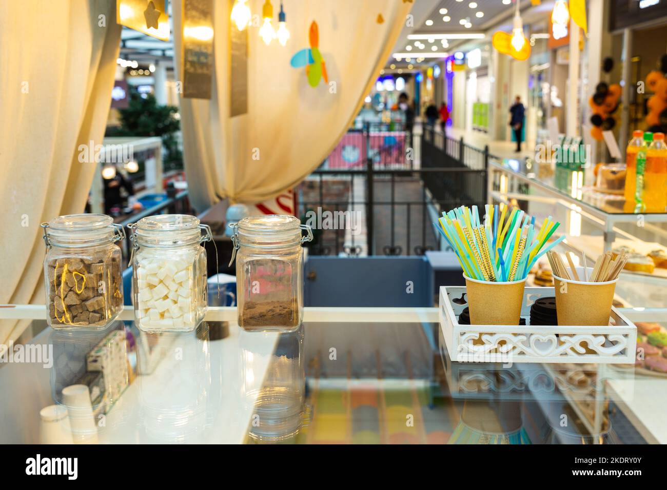Self service coffee bar hi-res stock photography and images - Alamy