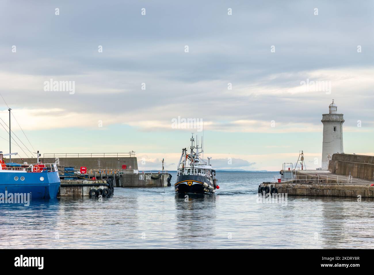 8 November 2022. Buckie, Moray, Scotland. This is the Fishing Boat Lily ...