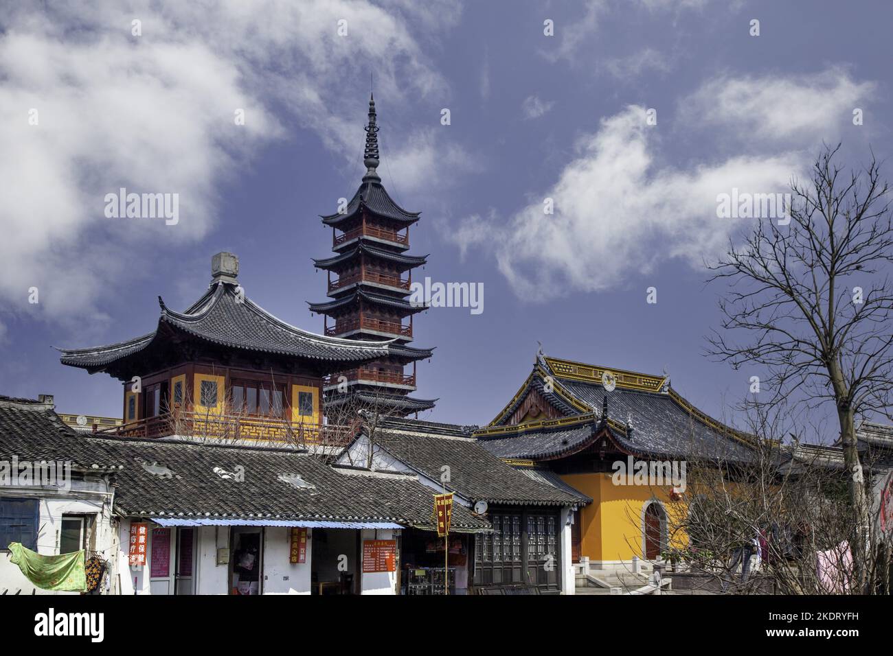 Thousand lamp town Stock Photo - Alamy