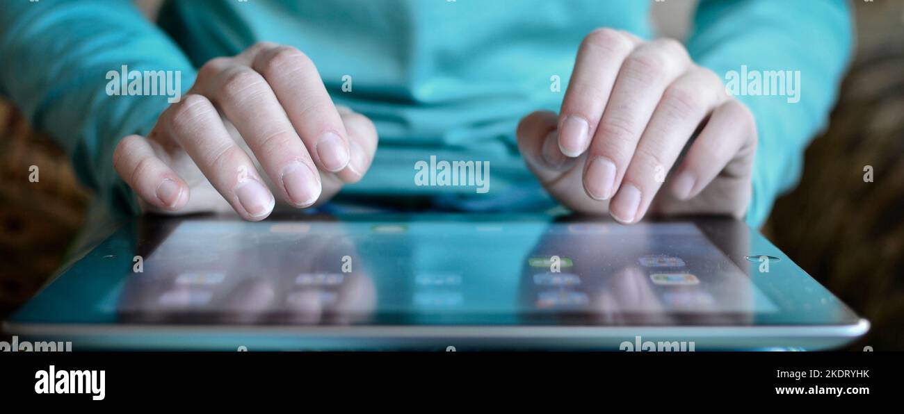 Device for typing and pointing hi-res stock photography and images - Alamy