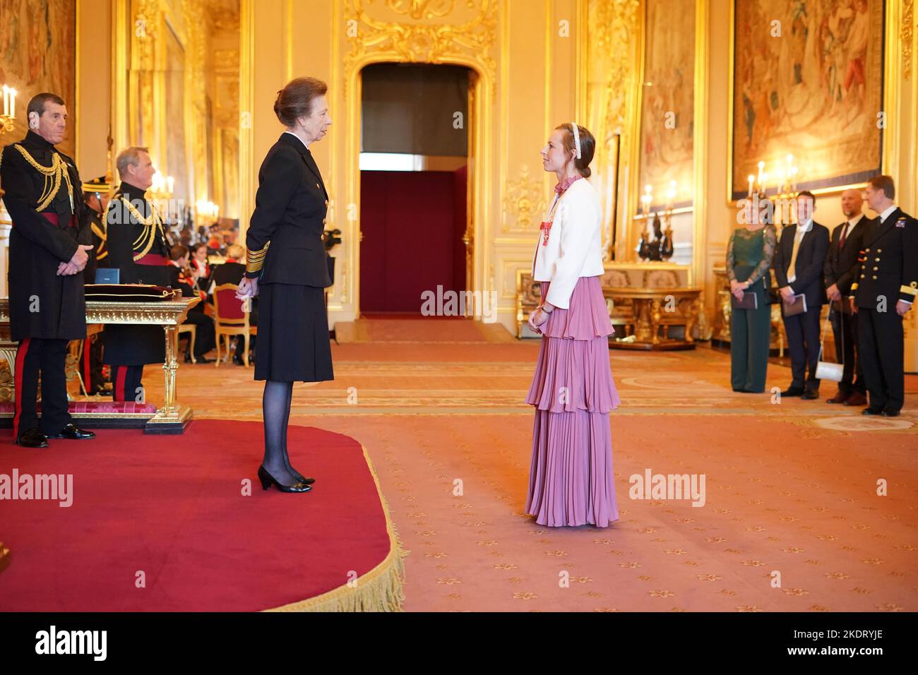 Miss Georgia Taylor-Brown, from Leeds, is made a Member of the Order of ...