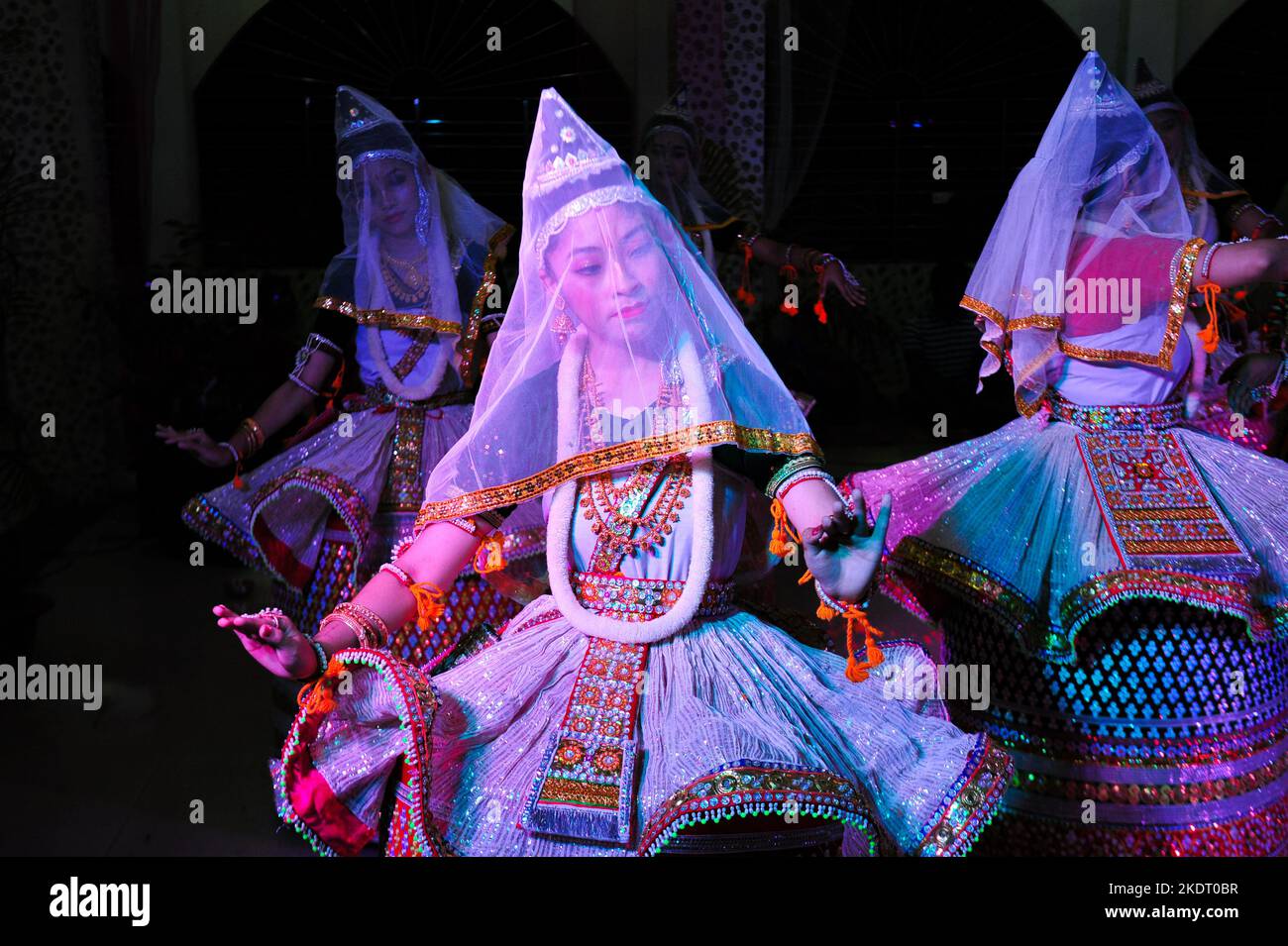 Nov 07,2022- Sylhet, Bangladesh: Manipuri Girls attire herself as Gopi ...