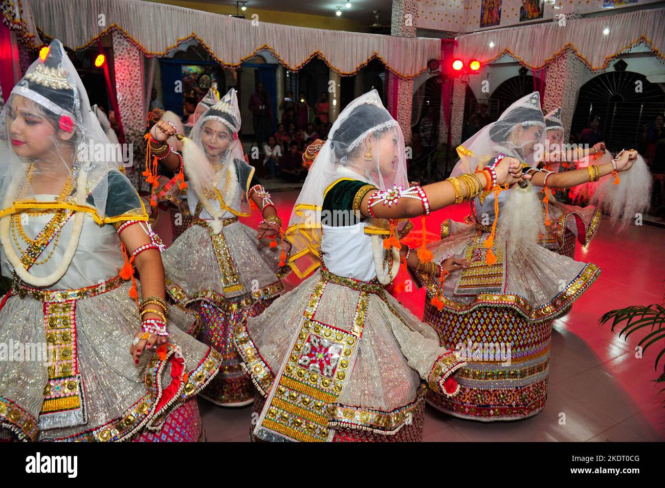 Nov 07,2022- Sylhet, Bangladesh: Manipuri Girls attire herself as Gopi ...