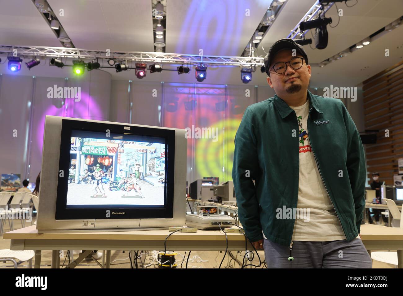 Dixon Wu, founder of RETRO.HK, poses for a picture at RETRO.HK Gaming ...