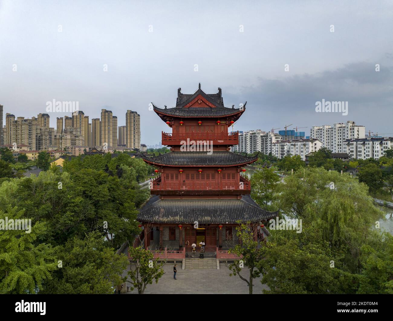The canal of huaian city in jiangsu Stock Photo - Alamy