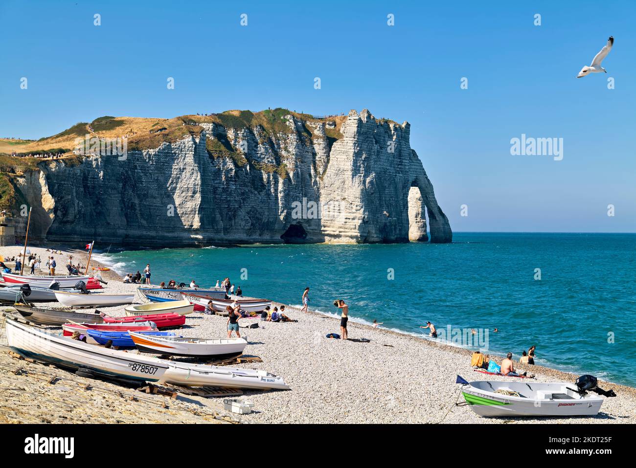 Normandy coast chalk cliffs hi-res stock photography and images - Alamy