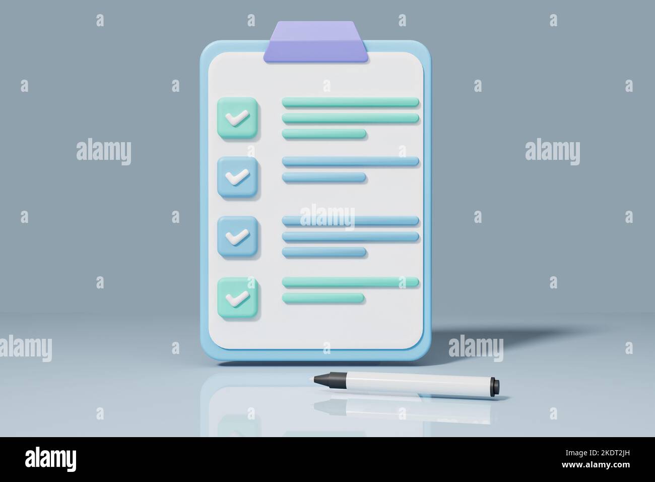 Checklist cartoon hi-res stock photography and images - Alamy