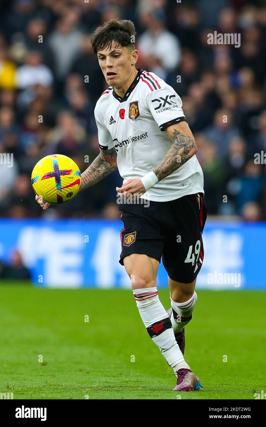 Manchester United's Alejandro Garnacho during the Premier League match ...