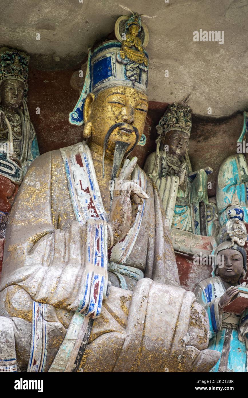 Chongqing dazu grottoes Stock Photo - Alamy