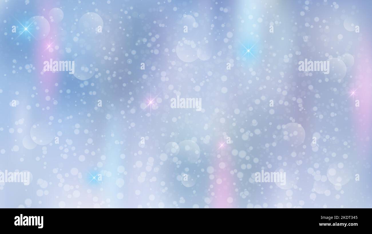 Blue Christmas background with bokeh lights. Bright highlights ...