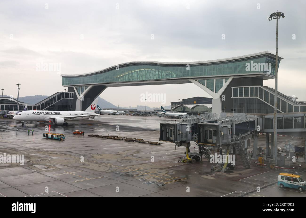 A general view of the newly opened Hong Kong International Airport Sky ...