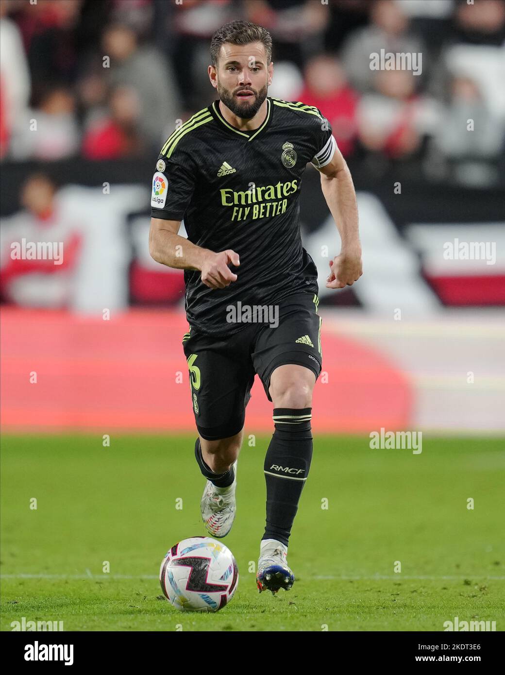 Nacho Fernandez of Real Madridduring the La Liga match between Rayo ...