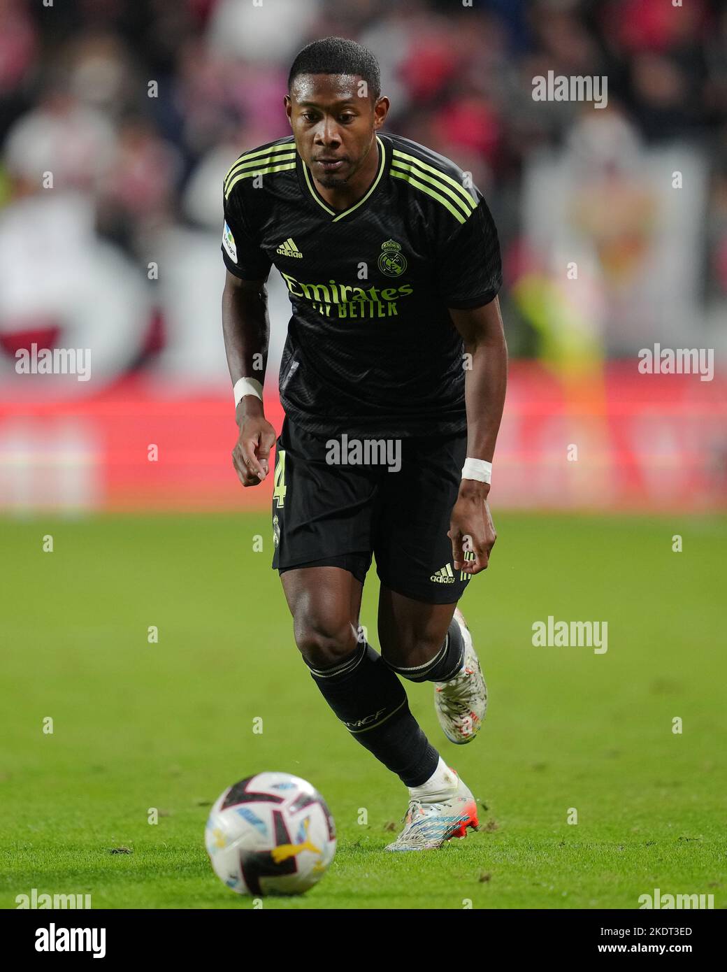 David Alaba of Real Madridduring the La Liga match between Rayo ...