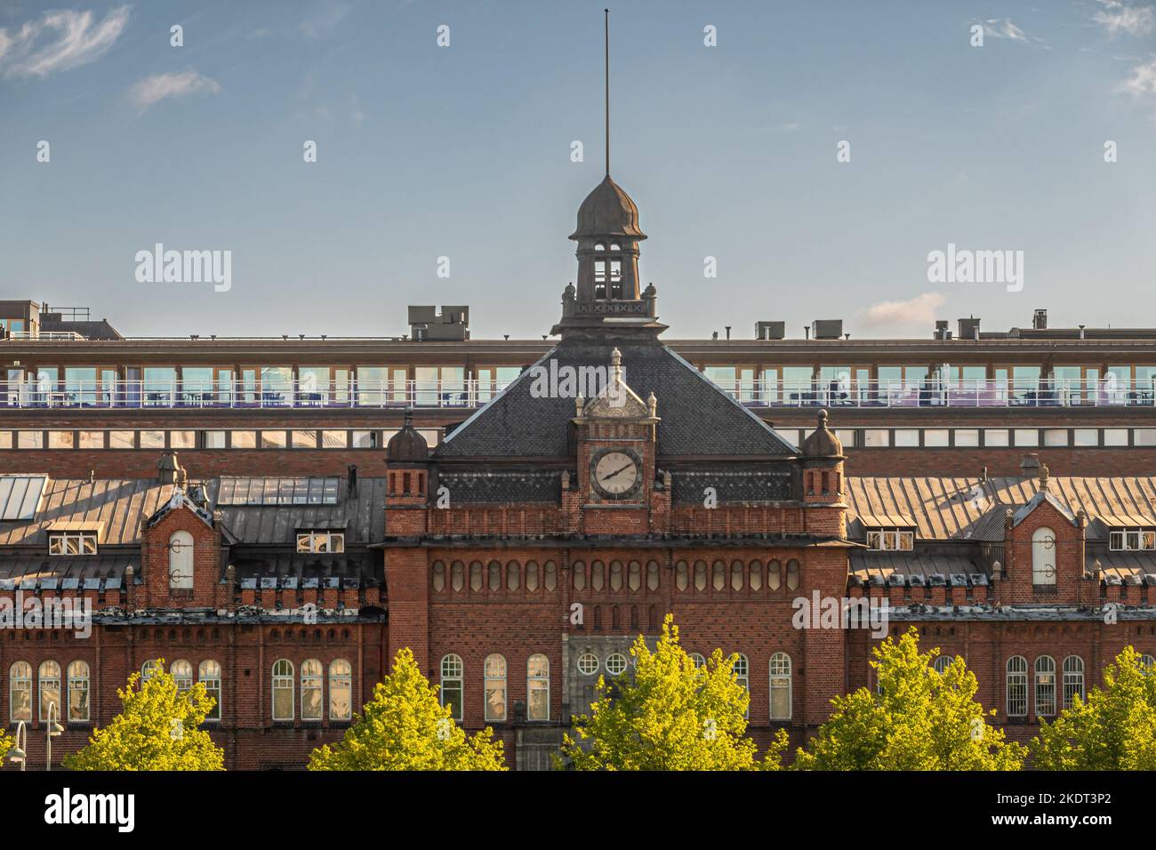 Helsinki, Finland - July 19, 2022: Red brick historic toll, customs ...