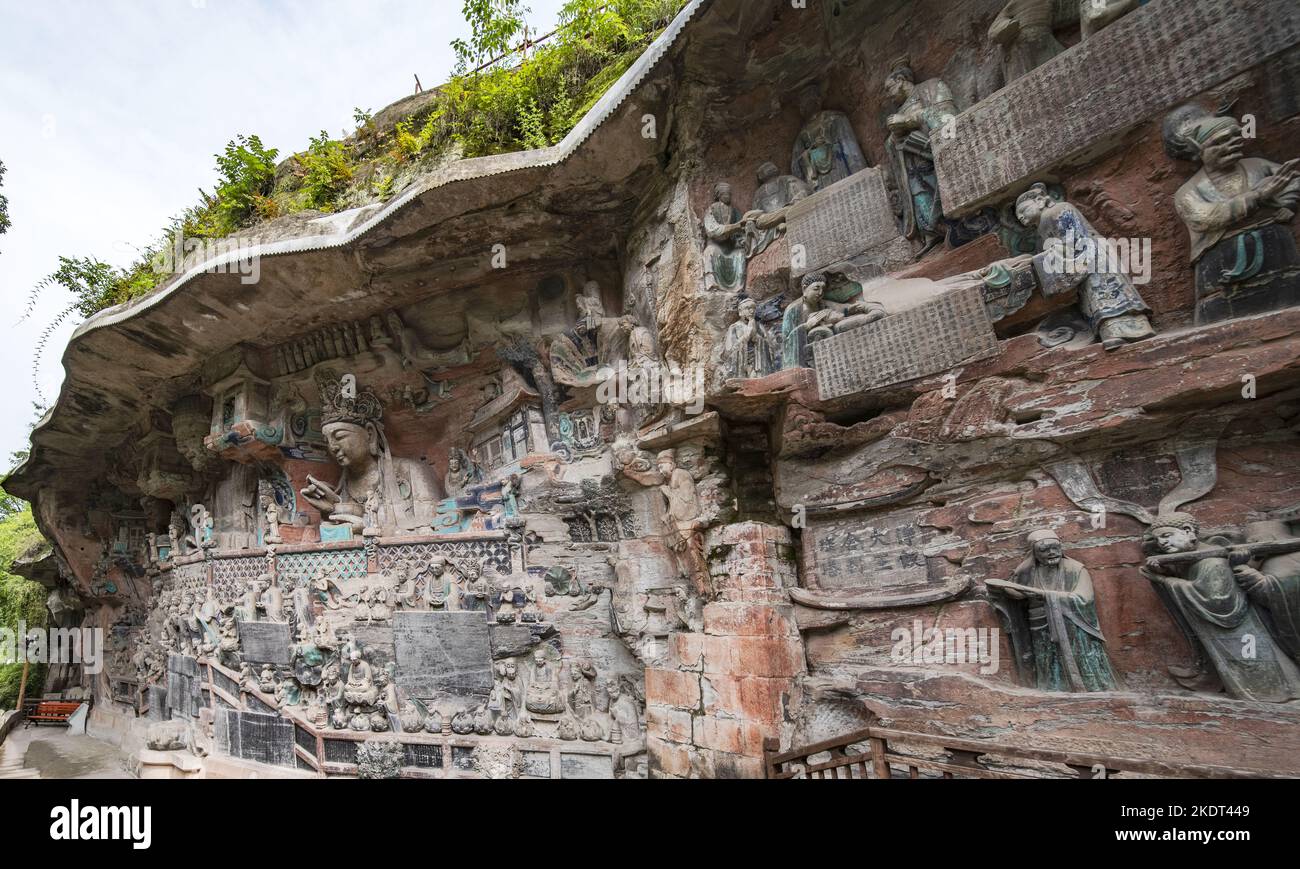 Chongqing dazu grottoes Stock Photo - Alamy