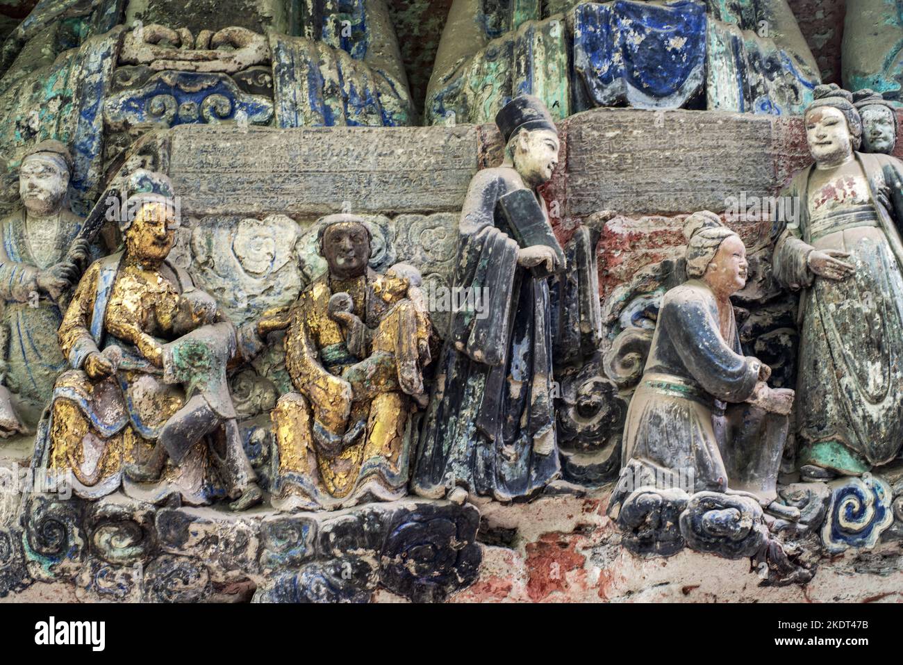 Chongqing dazu grottoes Stock Photo - Alamy