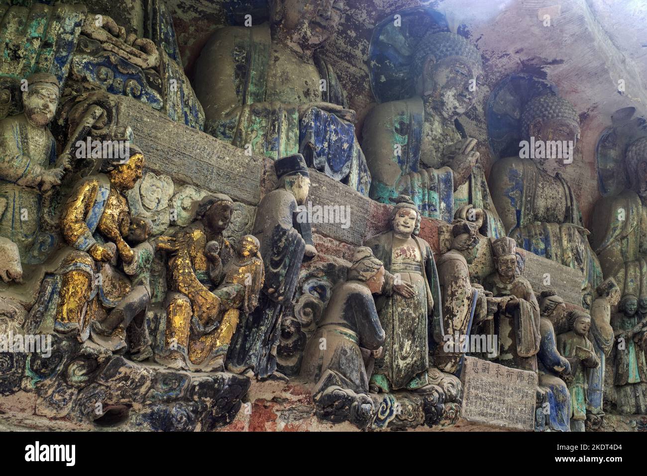 Chongqing dazu grottoes Stock Photo - Alamy