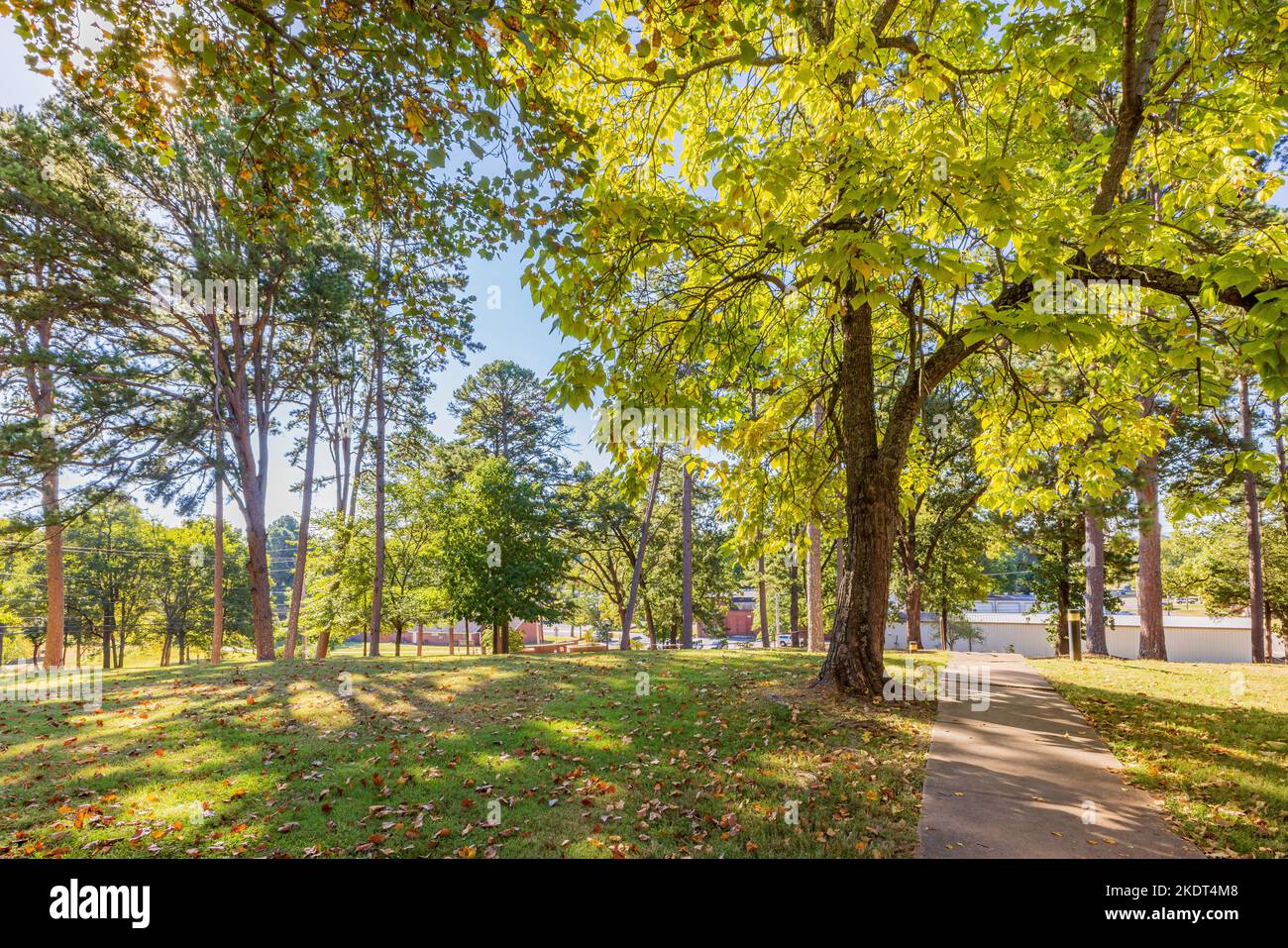 Sunny exterior view of the campus of University of the Ozarks at ...