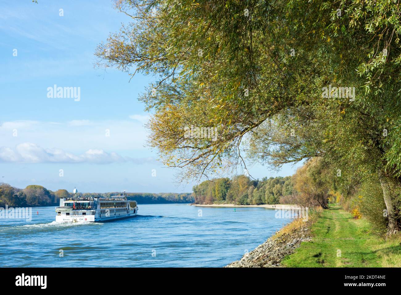 Nationalpark Donau-Auen, Danube-Auen National Park: river Donau (Danube ...