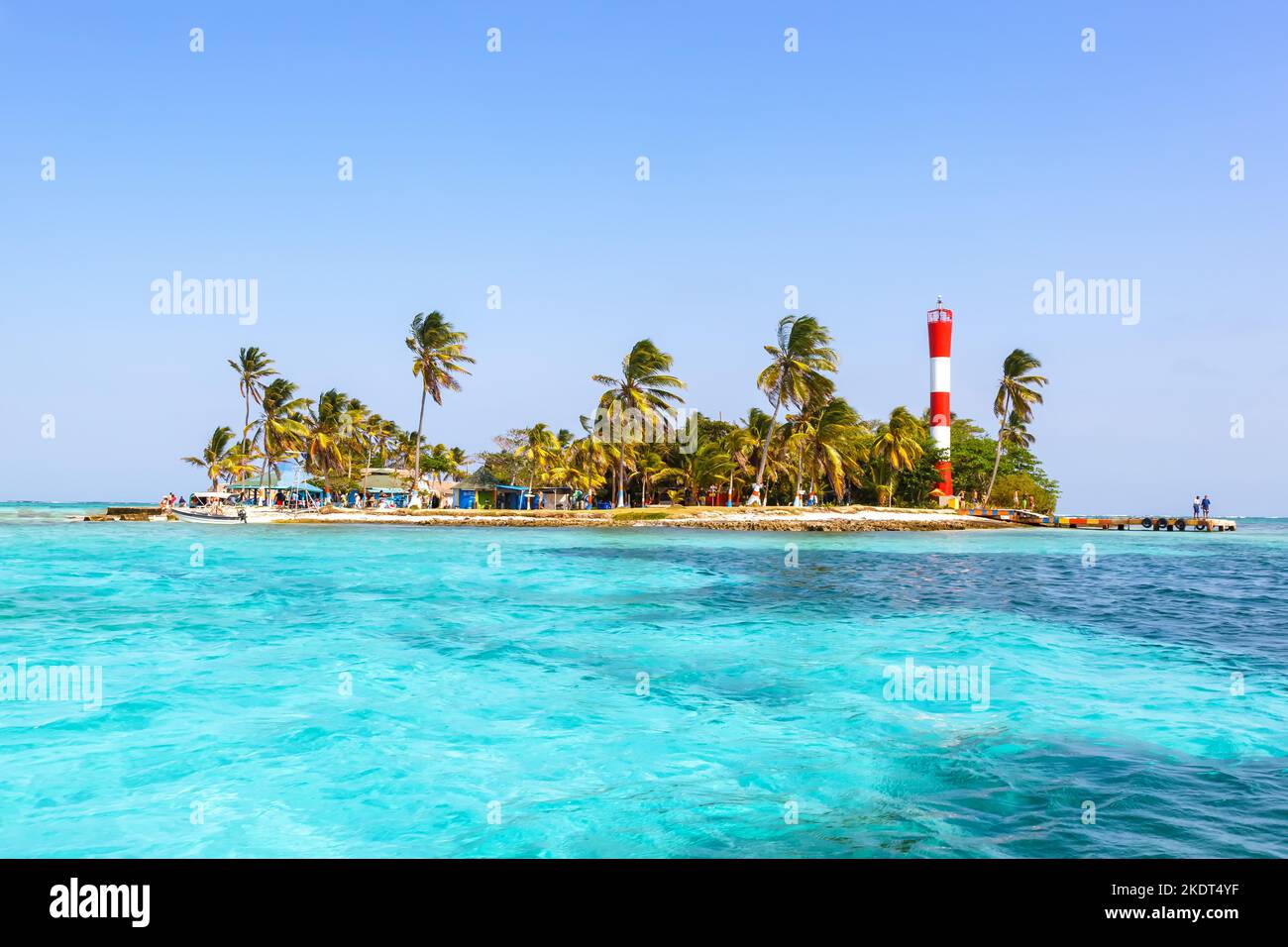 San Andres, Colombia - April 7, 2022: Haynes Cay Island Beach Travel ...