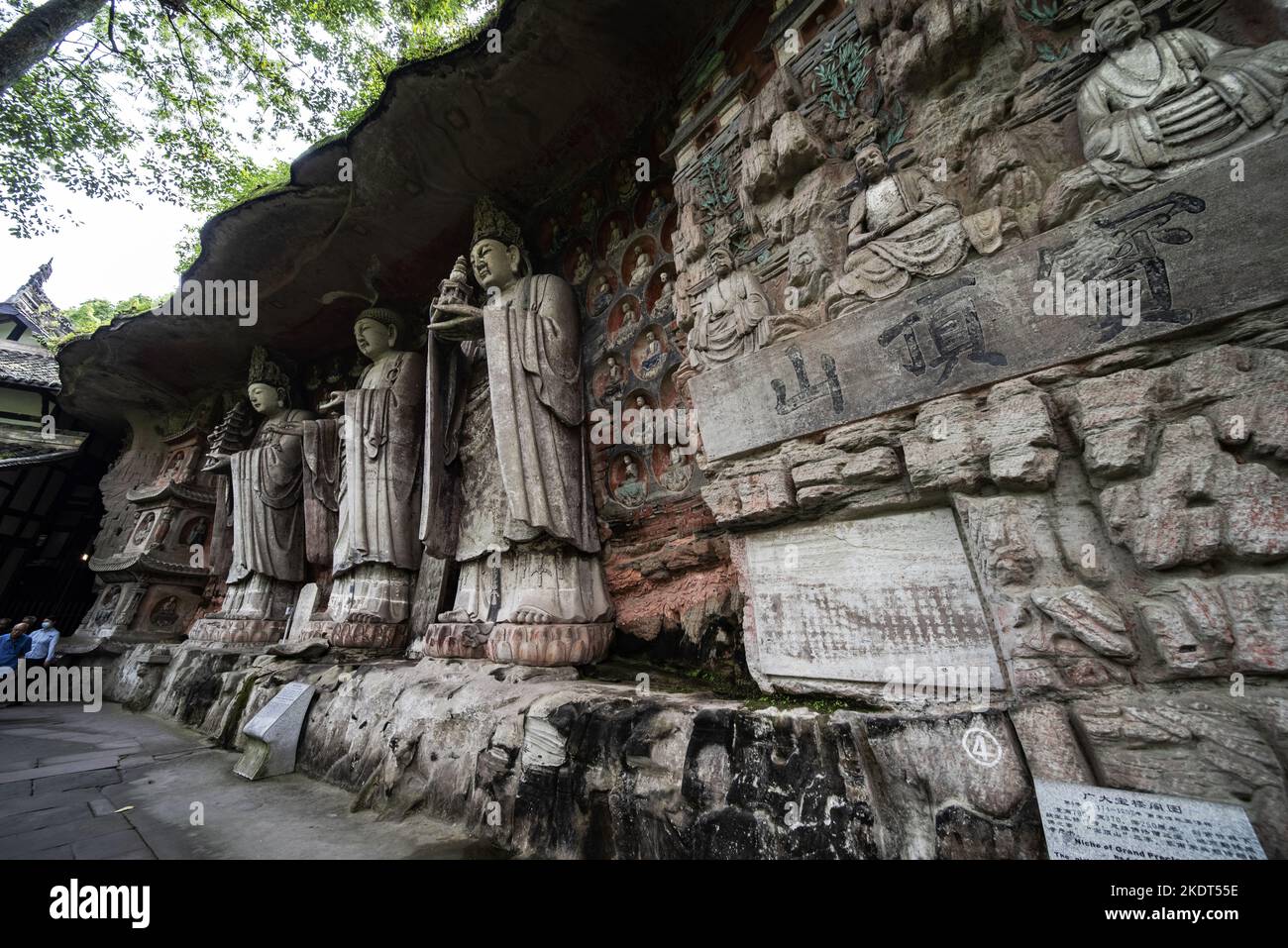 Chongqing dazu grottoes Stock Photo - Alamy