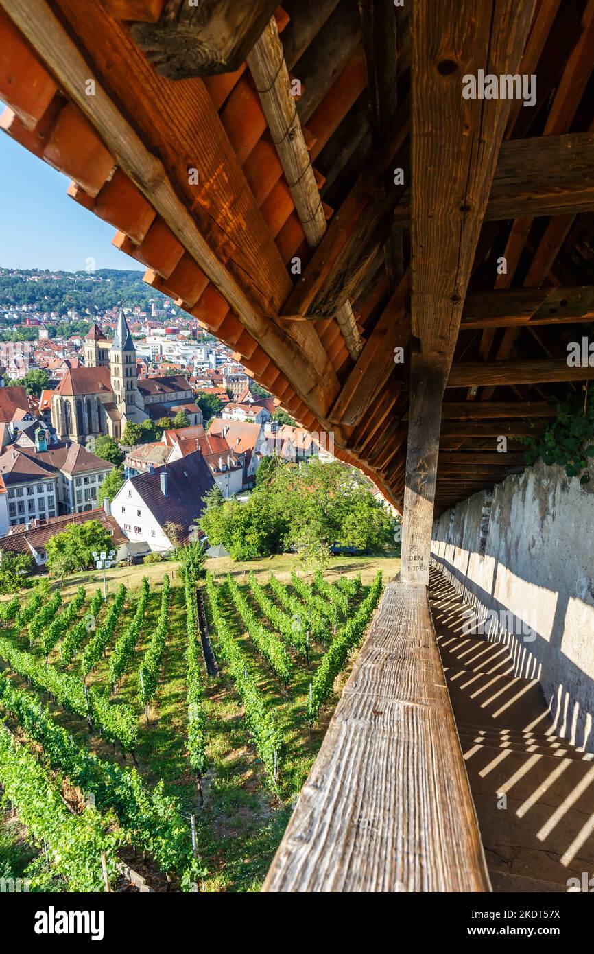 Esslingen, Germany - July 25, 2022: View Of The City Of Esslingen From ...