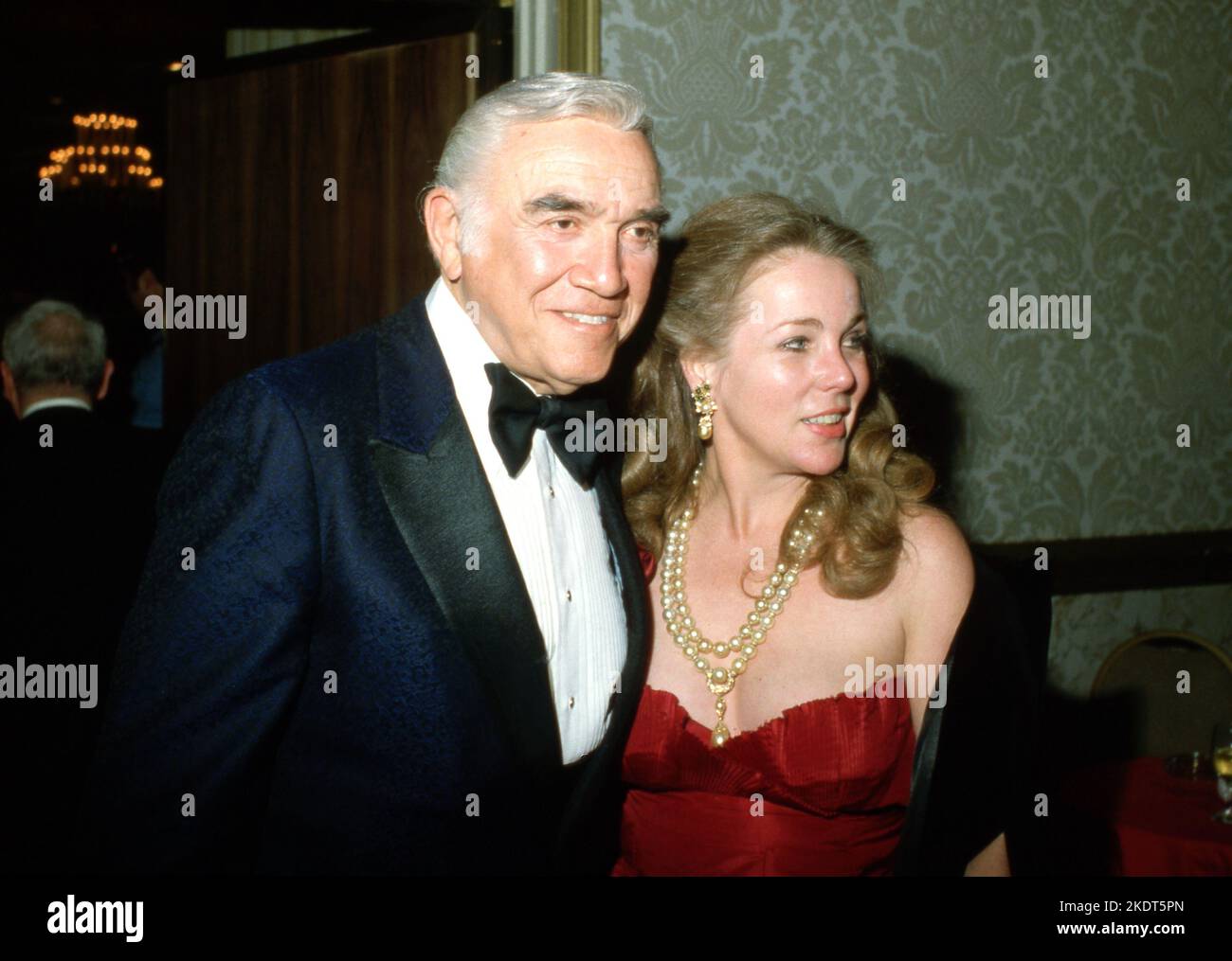 Lorne Greene and novelist Linda Palmer at the Ben-Gurion University ...
