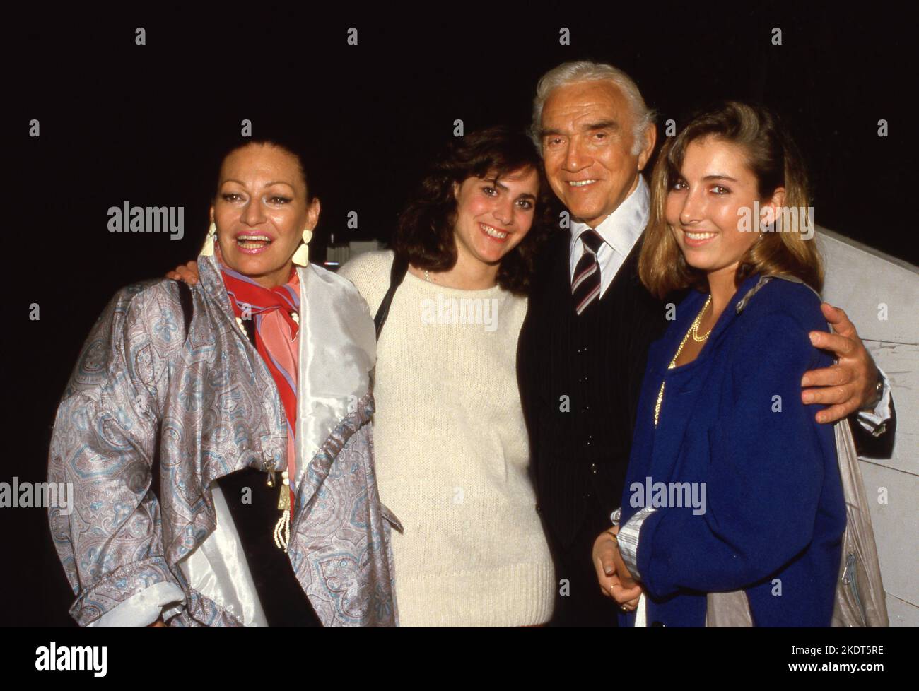 Lorne Greene and Nancy Deale with daughtersCirca 1980's Credit: Ralph ...