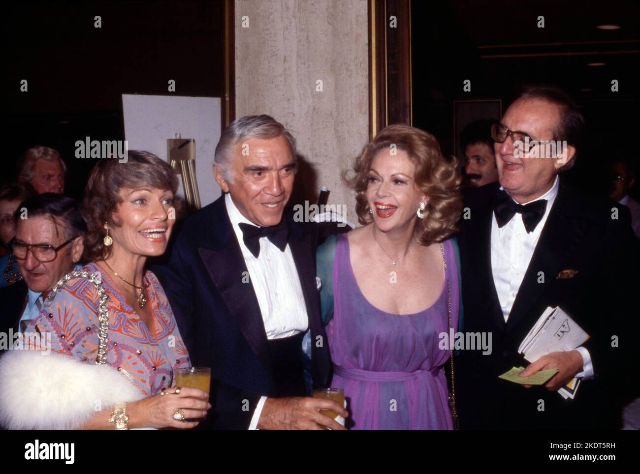Lorne Greene with Nancy Green, Jayne Meadows and Steve Allen Circa 1980 ...