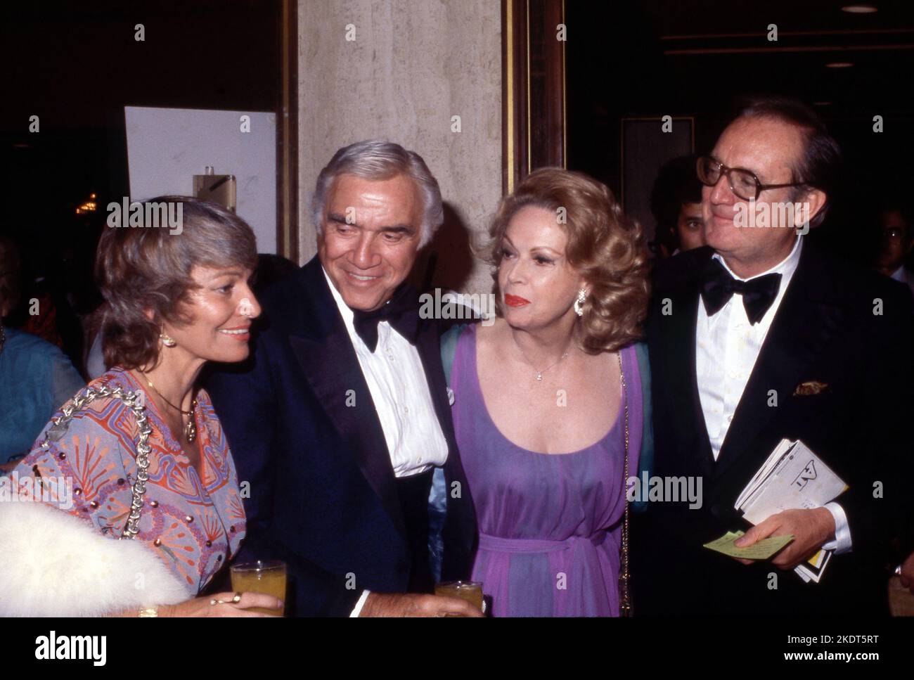 Lorne Greene with Nancy Green, Jayne Meadows and Steve Allen Circa 1980 ...
