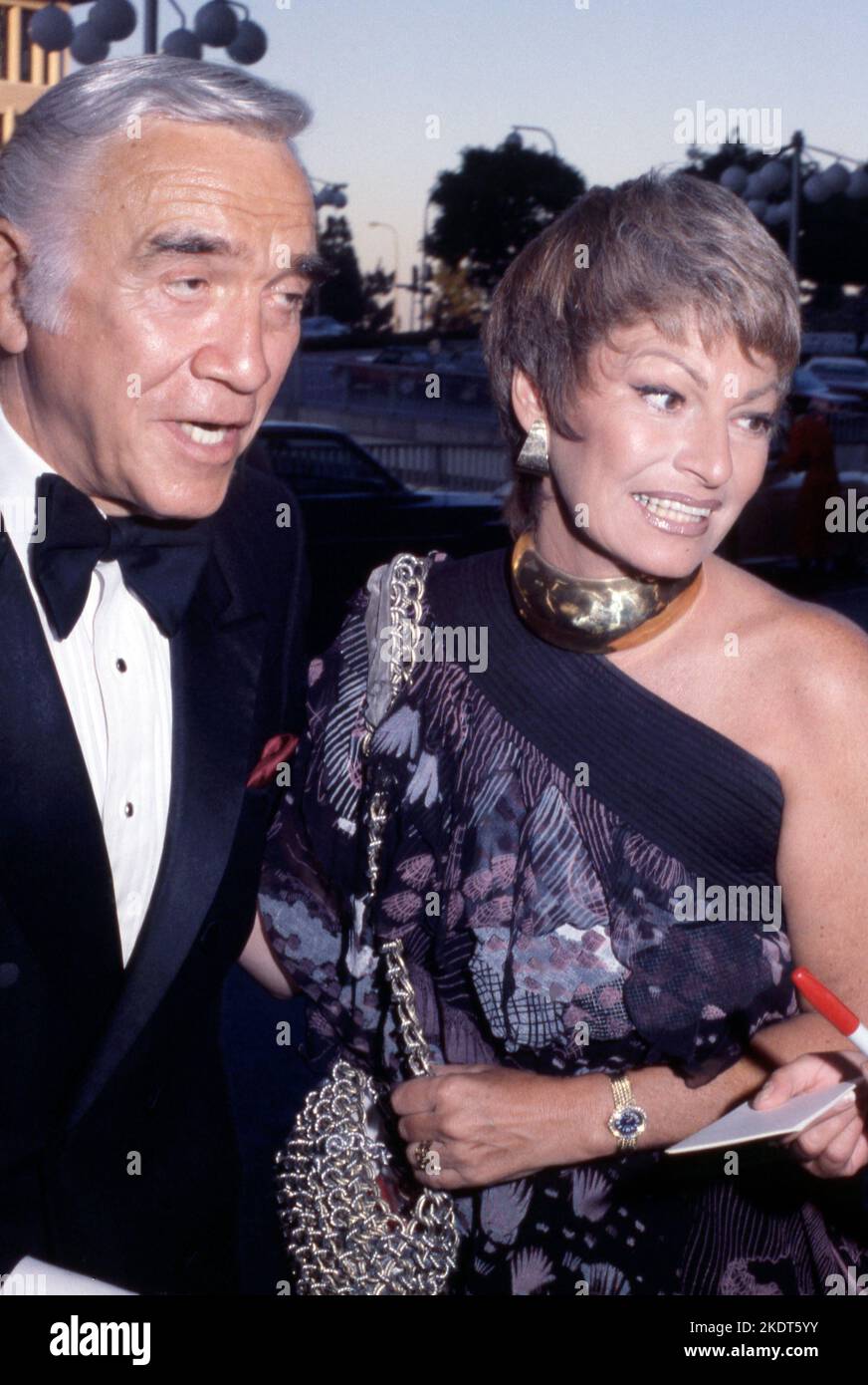 Lorne Greene and Nancy Deale March 1982 Credit: Ralph Dominguez ...