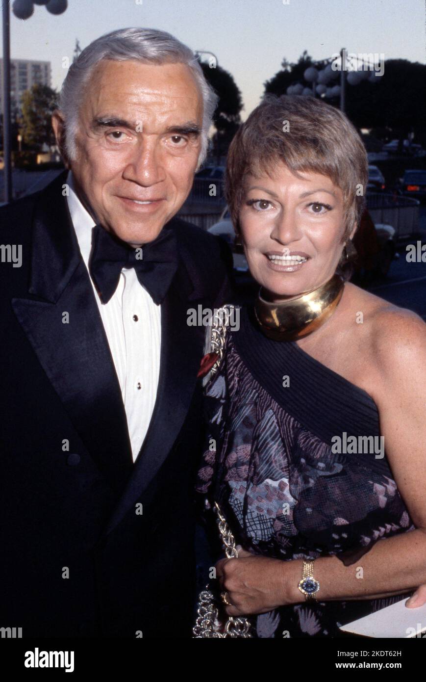 Lorne Greene and Nancy Deale March 1982 Credit: Ralph Dominguez ...