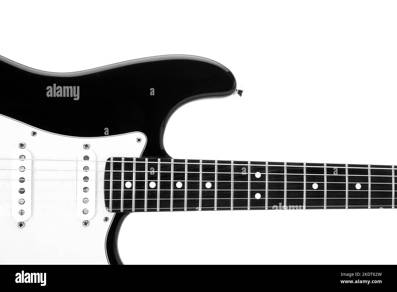 Electric guitar, white background Stock Photo - Alamy
