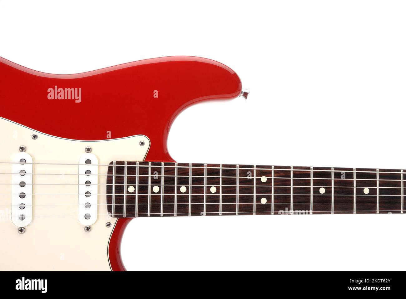 Electric guitar, white background Stock Photo - Alamy