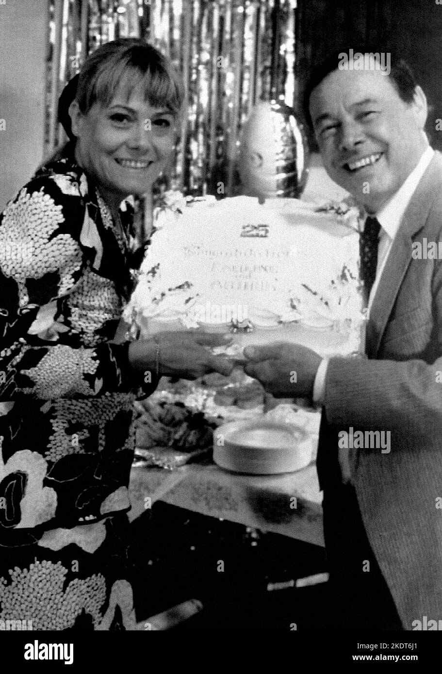 File photo dated 19/09/90 of Wendy Richard and Bill Treacher, BBC's ...