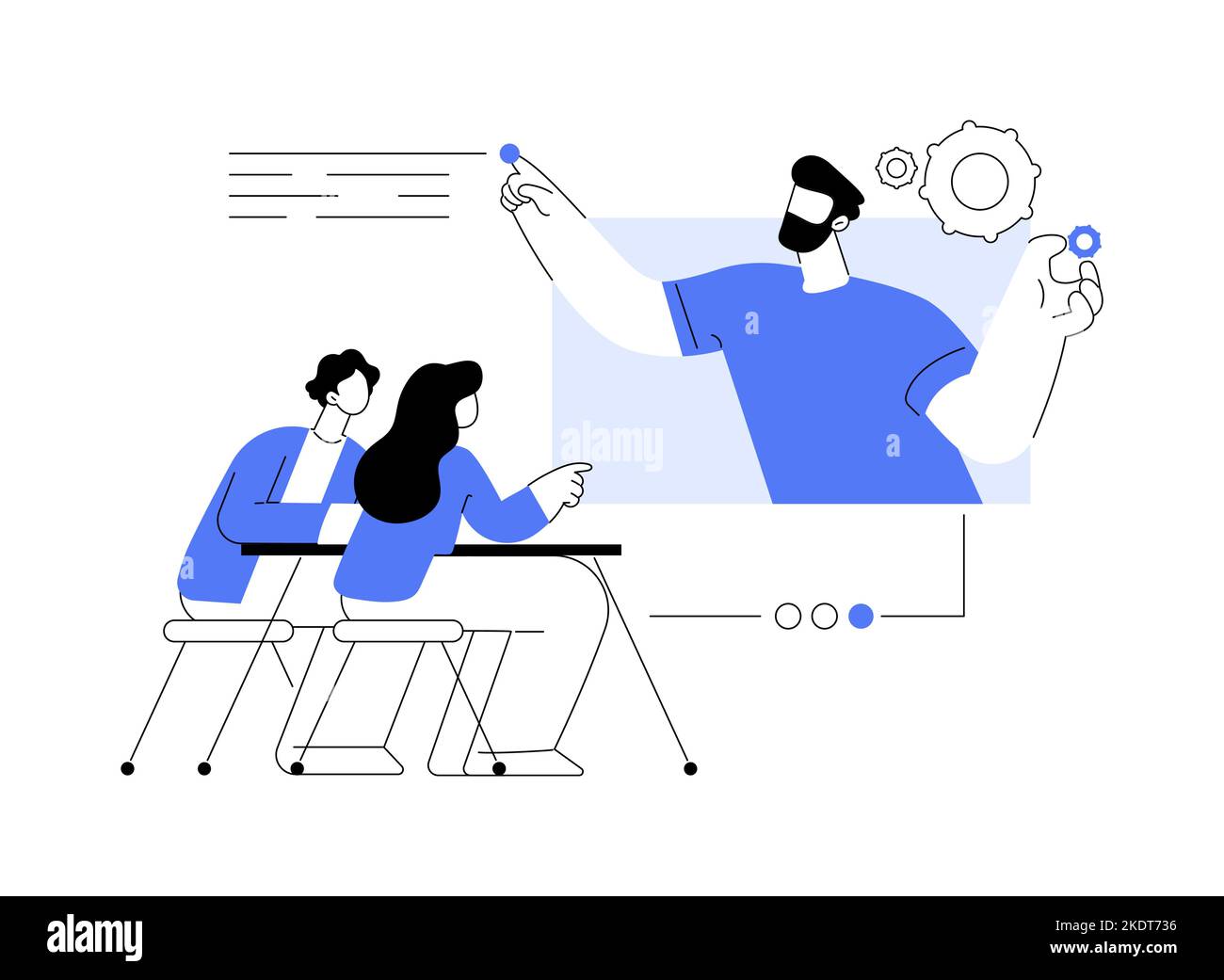 Executive jobs abstract concept vector illustration Stock Vector Image ...