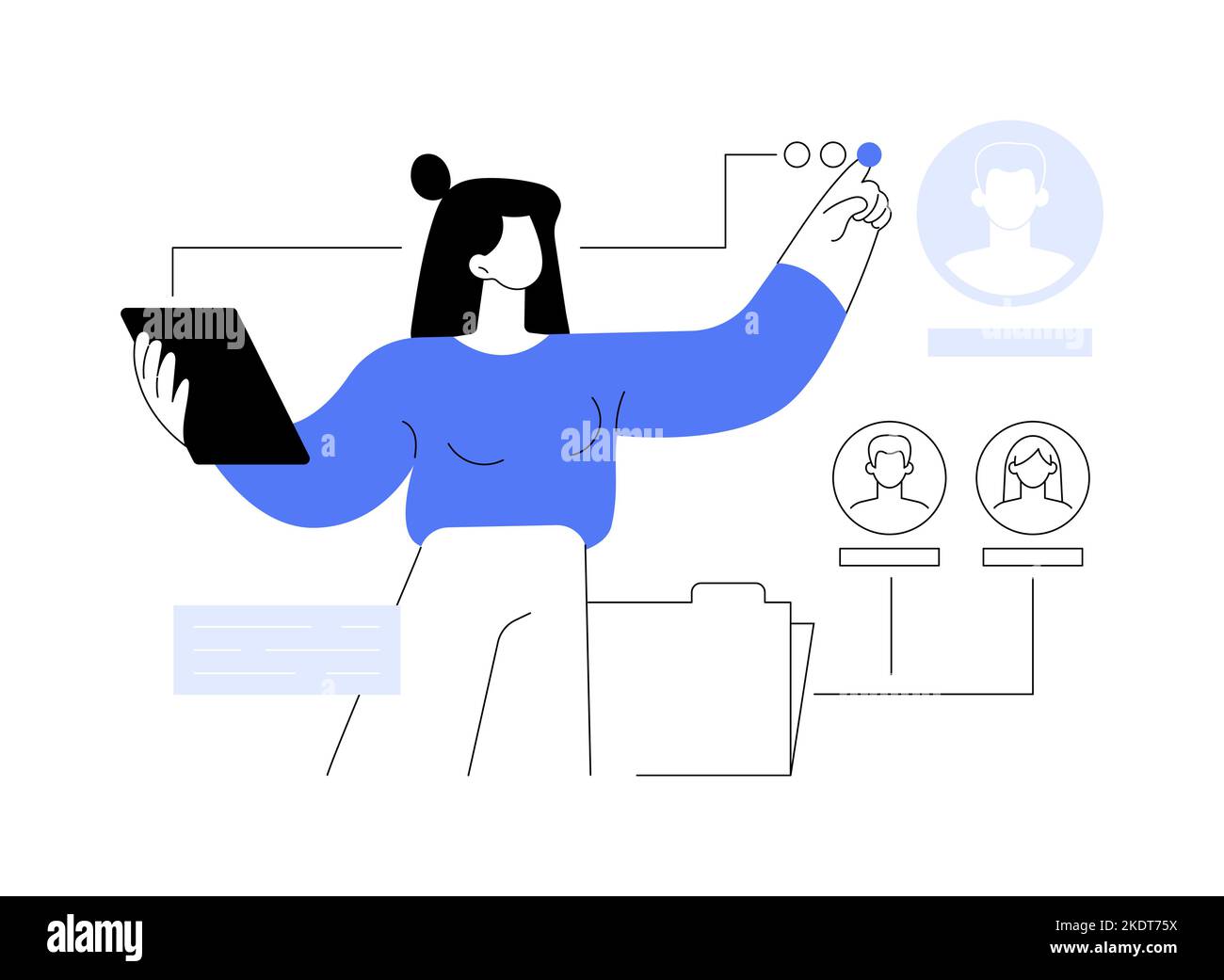 Specialist recruitment abstract concept vector illustration Stock ...