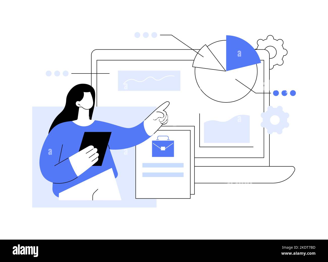 Competitive analysis abstract concept vector illustration Stock Vector ...