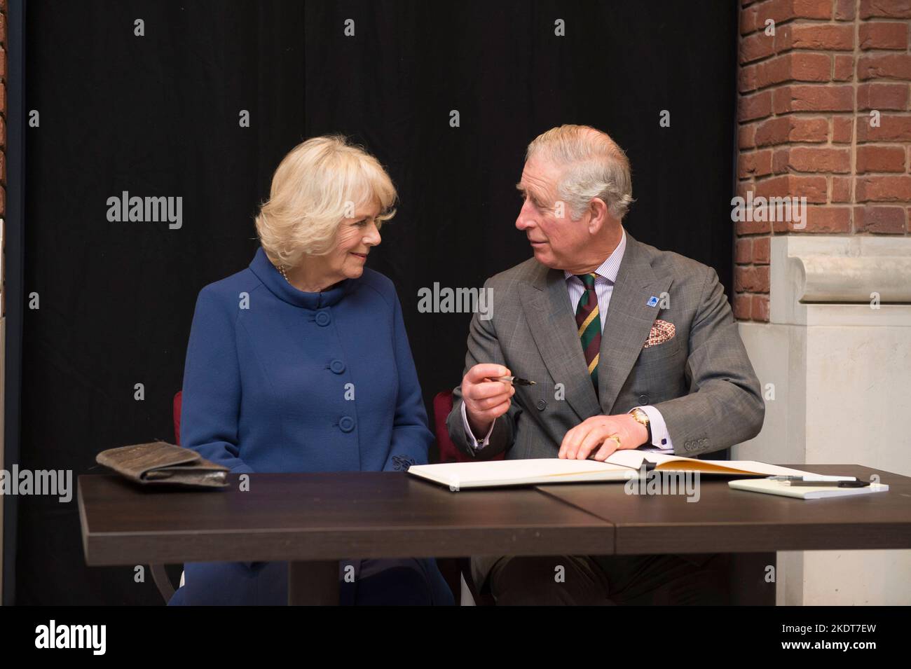 King Charles visiting Hull, UK, in February 2017 when he was Prince of ...