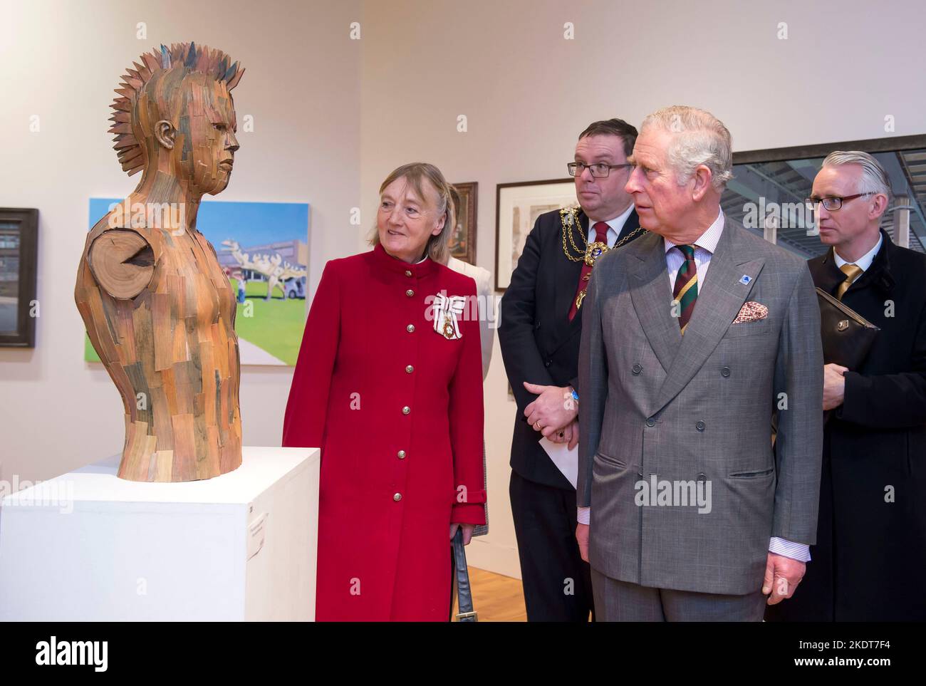 King Charles visiting Hull, UK, in February 2017 when he was Prince of ...