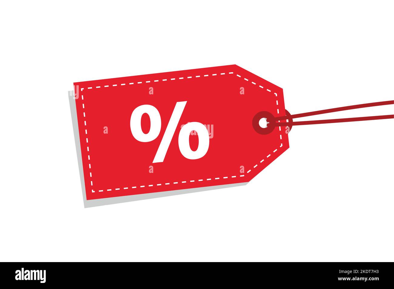Red tag percent discount hi-res stock photography and images - Alamy