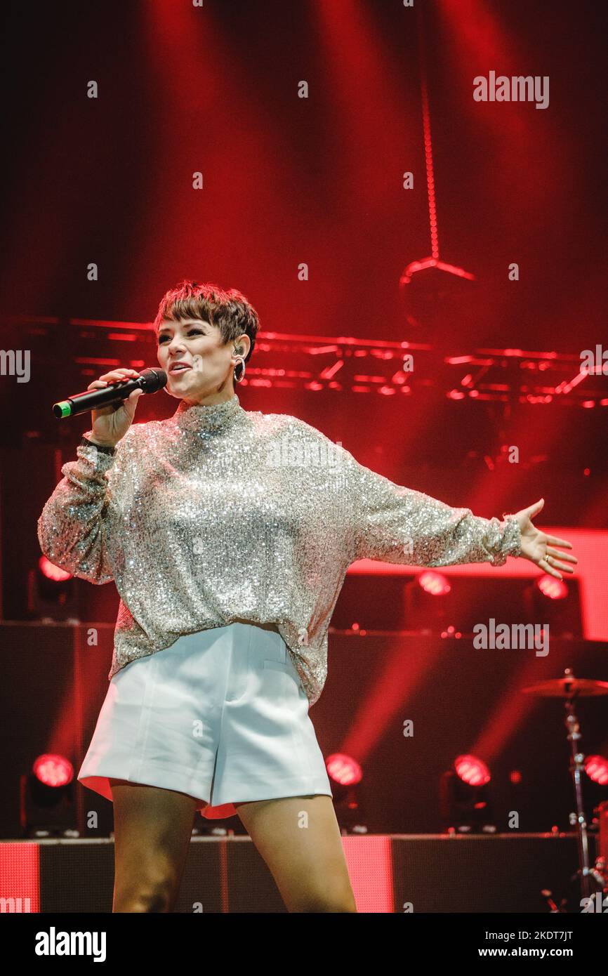 Zürich, Switzerland. 29th, October 2022. The Swiss singer Francine ...