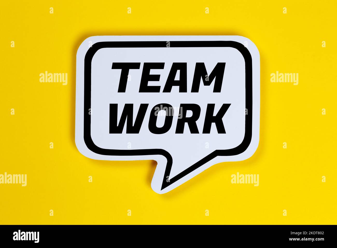 Stuttgart, Germany - April 29, 2022: Teamwork Team In Speech Bubble ...