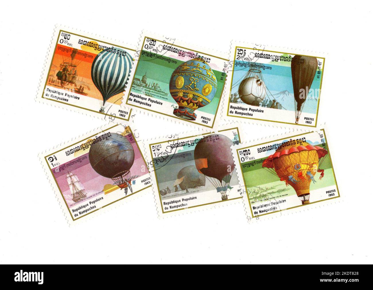 Old postage cambodia stamps hi-res stock photography and images - Alamy