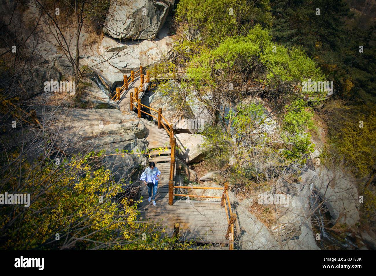 Lingyan temple nine mountain Stock Photo - Alamy