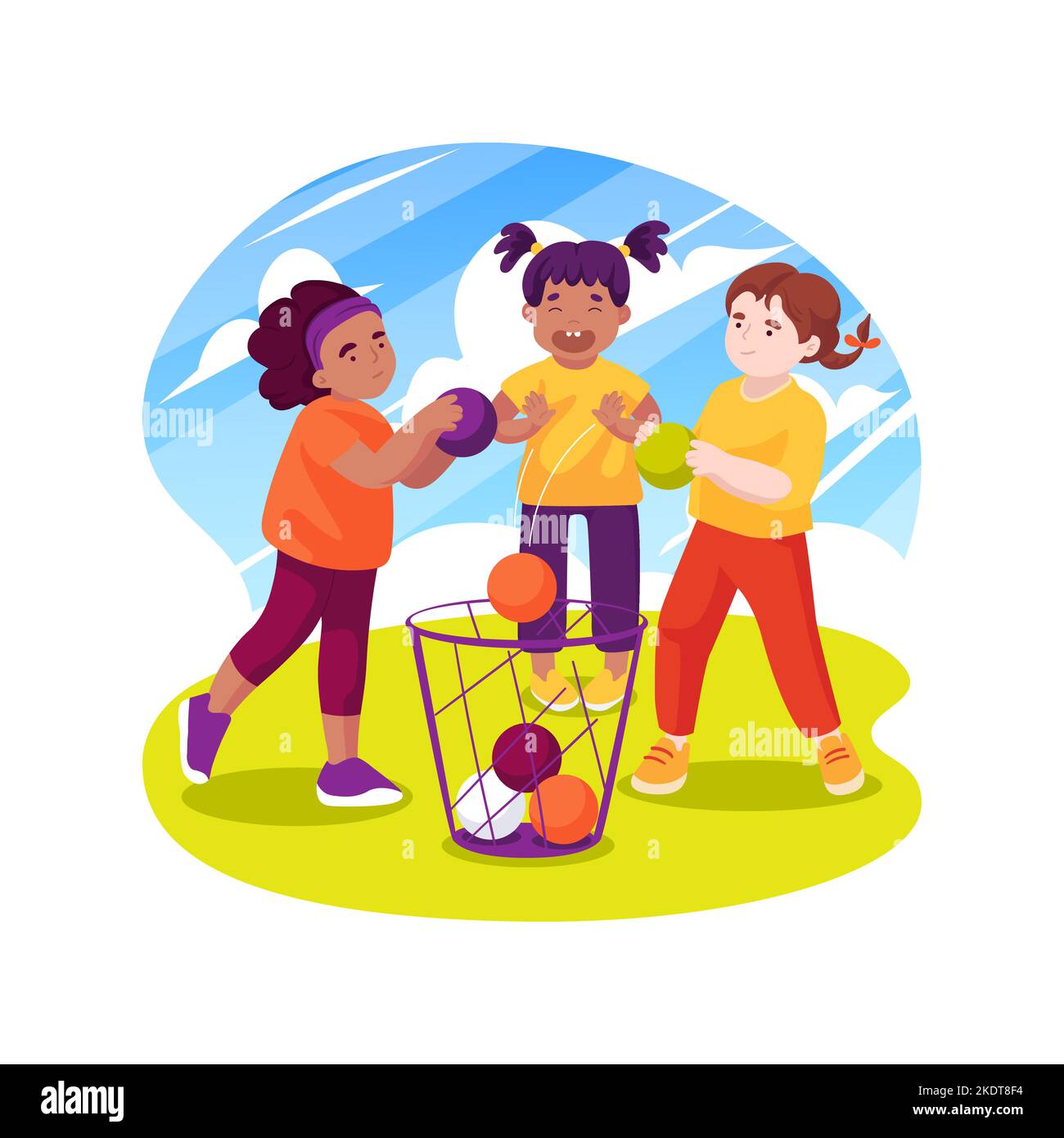 Throwing ball isolated cartoon vector illustration Stock Vector Image ... Throwing ball isolated cartoon vector illustration Stock Vector Image ...
