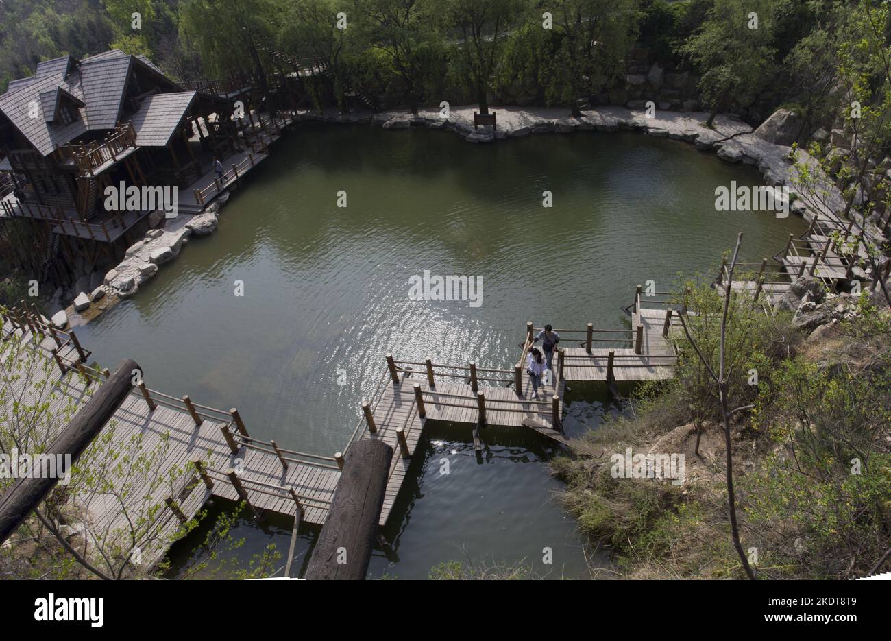 Lingyan temple nine mountain Stock Photo - Alamy